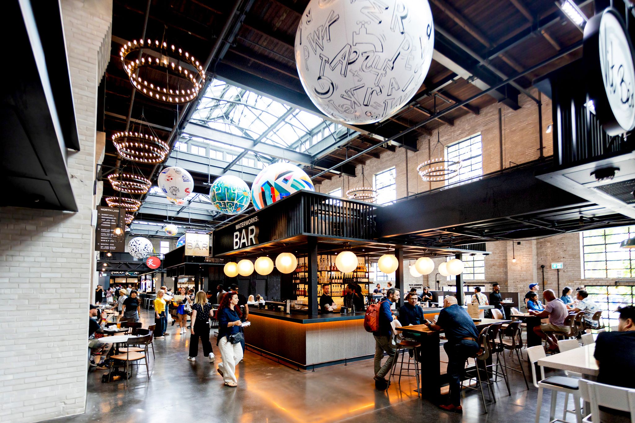 Waterworks Food Hall - Restaurants & Bars for meals during offsites at ...